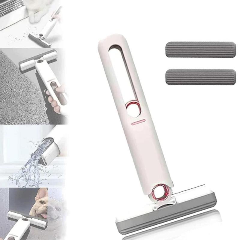 Mini Mop Pano Rodo De Limpeza Pratico Fácil Absorve Espreme - bbless ...