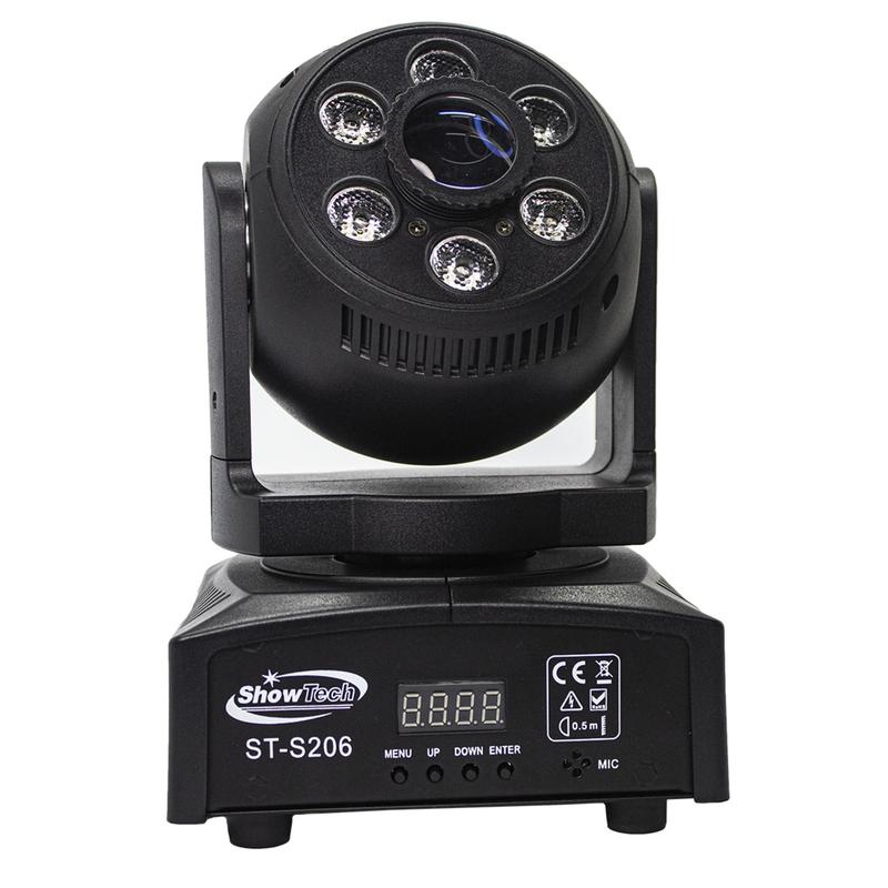 Mini Moving 2In1 Spot Head 60W 6 Leds Rgbw St-206 - Showtech - Moving ...