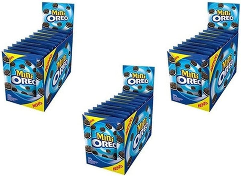 Mini Oreo 3 Caixas com 10 Pacotes de 35g Biscoitos Recheados - Biscoito ...