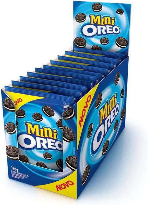 Mini Oreo Caixa com 10 Pacotes de 35g Biscoitos Recheados - Biscoito ...