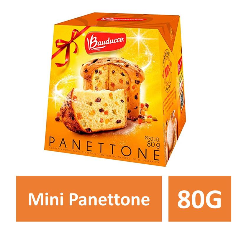 Mini Panettone Bauducco 80G - Panetone - Magazine Luiza