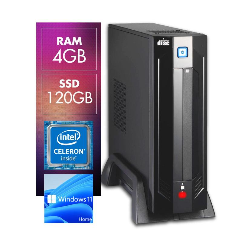 Mini PC Intel Dual Core N4020 4GB SSD 120GB Intel Graphics 600 Win11 SL ...