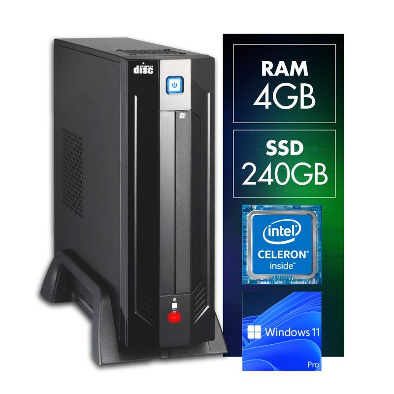 Mini PC Intel Dual Core N4020 4GB SSD 240GB Intel Graphics 600 Win11 ...