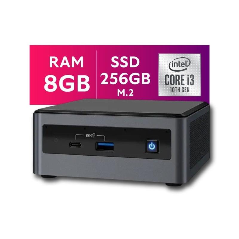 Mini PC Intel i3 10110U 8GB SSD 256GB UHD Intel 600 Certo PC - NUC 201 ...
