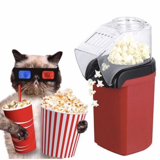 Mini Pipoqueira Elétrica 1200w Sem Óleo Prática - BR - Pipoqueira ...