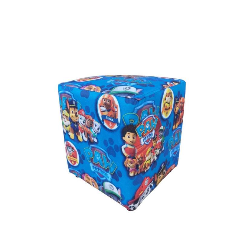 Mini Puff Decorativo Dado Infantil Suede Patrulha Canina - Neros ...