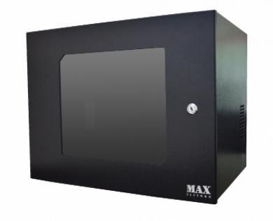 Mini rack 19' 08u x 350mm acr preto - MAX ELETRON - Rack Organizador para CFTV - Magazine Luiza