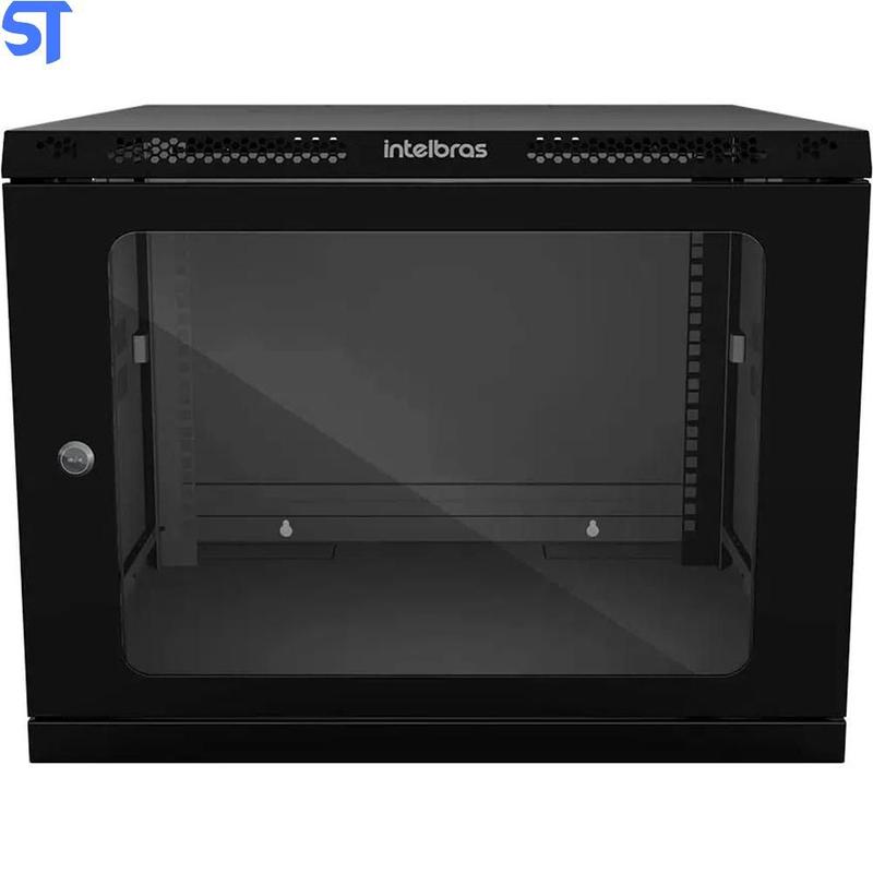 Mini Rack de Parede Padrão 19" 8U 570mm Montado e Desmontável Intelbras ...