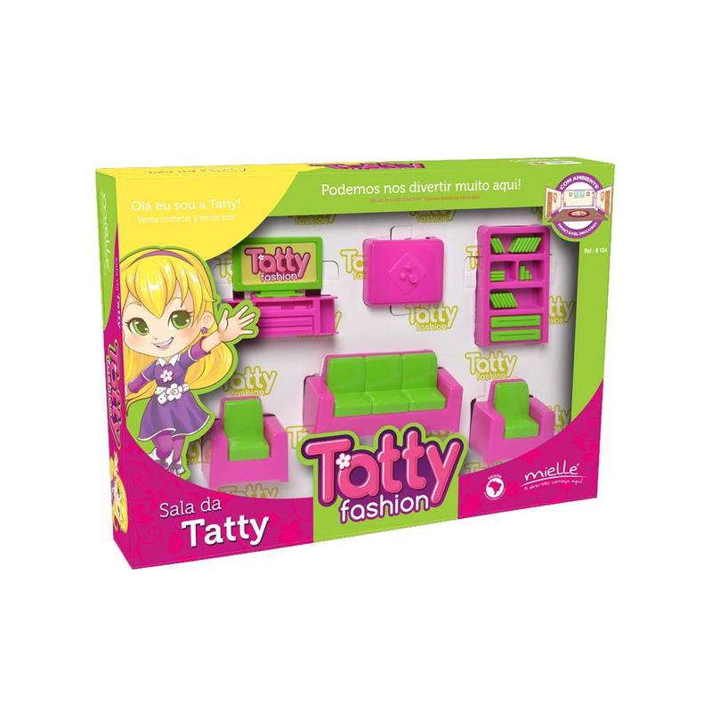 Mini Sala Tatty Fashion - Mielle B154 - Playsets - Magazine Luiza
