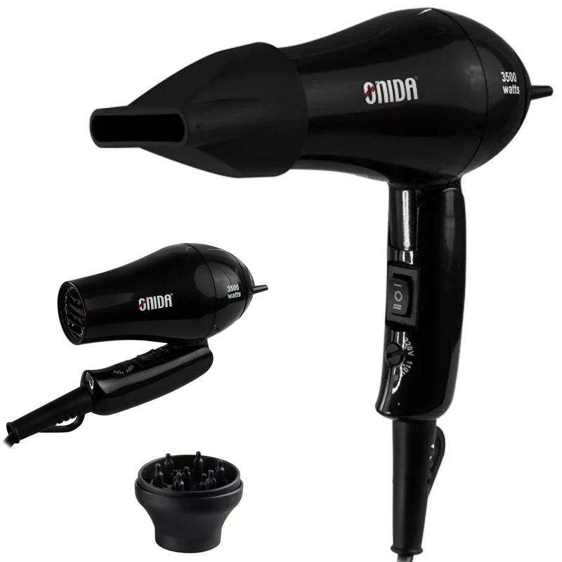 Mini secador onida 3500w para viagem - Hackz - Secador de Cabelo ...