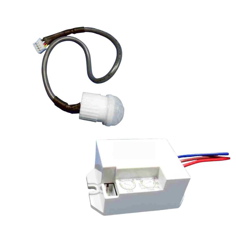 Mini Sensor Presenca Bivolt C/ Fotocelula P/ Embutir Em Caixa 4x2 Na ...