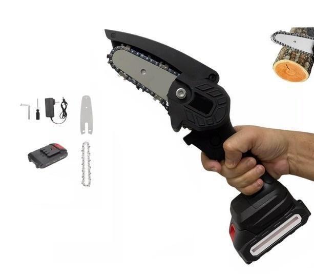 Mini Serra Elétrica Bateria Recarregável Portátil Poda-Galho - T-Maker ...