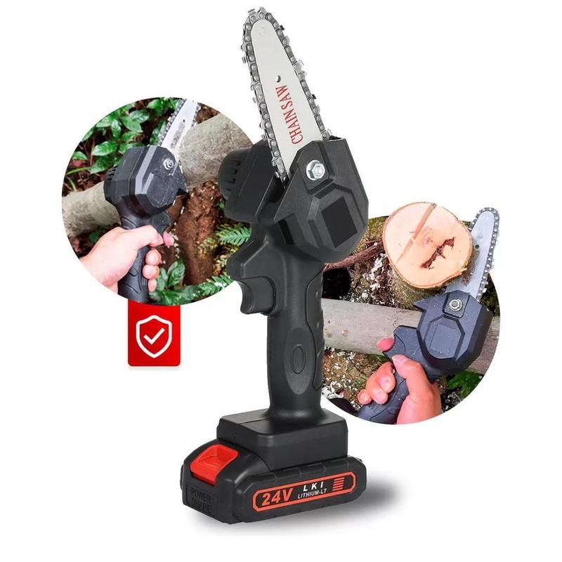 Mini Serra Elétrica Portátil Recarregável Com 2 Baterias 48V - Monac ...