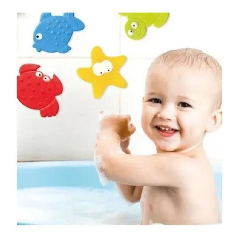 Mini Tapetes Antiderrapante Piso Box Infantil Banho Infantil Colorido ...