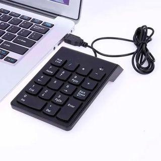 Mini Teclado Numerico Para Notebooks 18 Teclas - Lua Tek - Teclado para ...