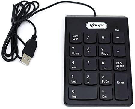 Mini Teclado Numérico Portátil Usb 18 Teclas Pc E Notebook - lehmox ...