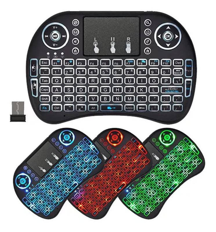 Mini Teclado RGB Wireless / Bluetooth Celular/ Tv /Smart Tv - Will ...
