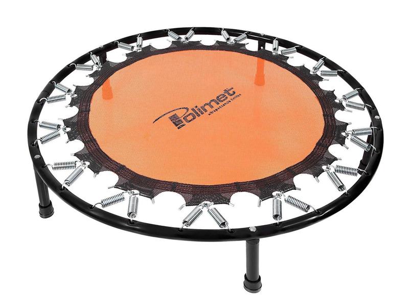 Mini trampolim polimet preto/laranja fs - Trampolim de Academia ...