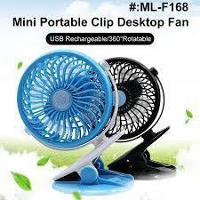 Mini ventilador portátil com clipe para mesa, ventilador portátil ...