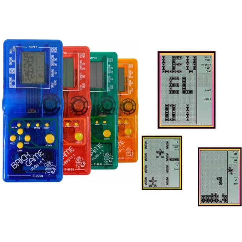 Mini Vídeo Game Retro Portátil Nostalgia 9999 Jogos - JRD - Minigame ...