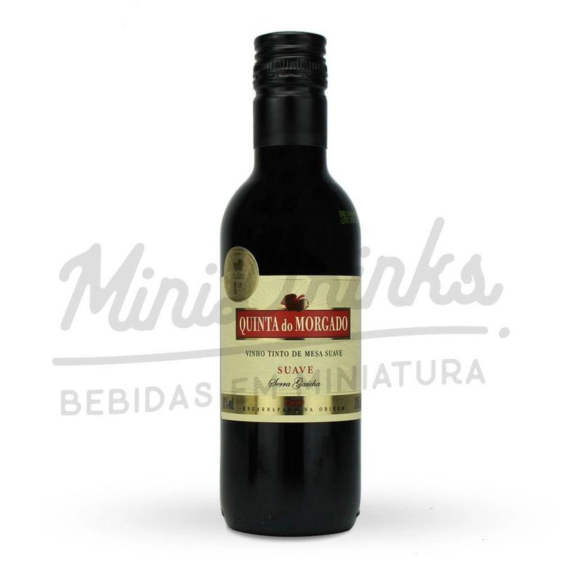 Mini Vinho Tinto de Mesa Quinta do Morgado Suave 245ml - Vinho - Magazine Luiza