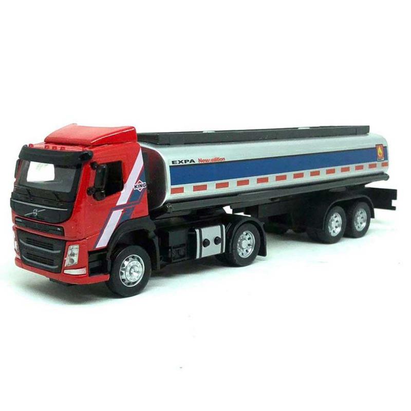 Miniatura - 1:50 - Caminhão Volvo Tanque de Combustível - Luz e Som ...