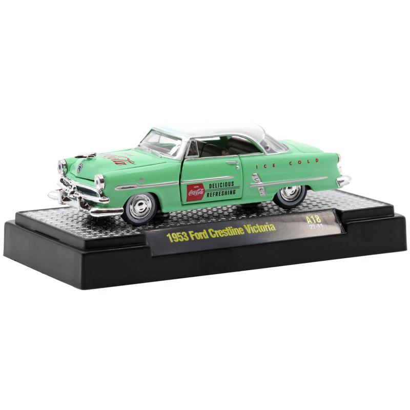 Miniatura - 1:64 - 1953 Ford Crestine Victoria - Coca-Cola A18 - M2 ...
