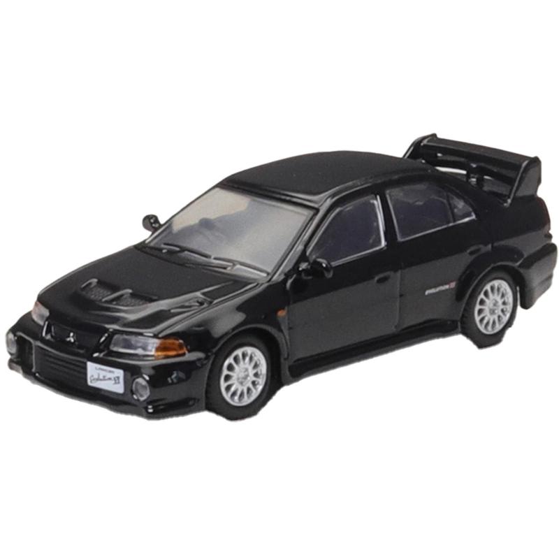 Miniatura - 1:64 - Mitsubishi Lancer Evolution IV Preto - JKM ...