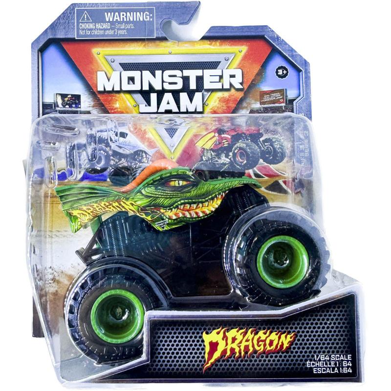 Miniatura - 1:64 - Monster Truck Dragon - Monster Jam 2025 - Spin ...