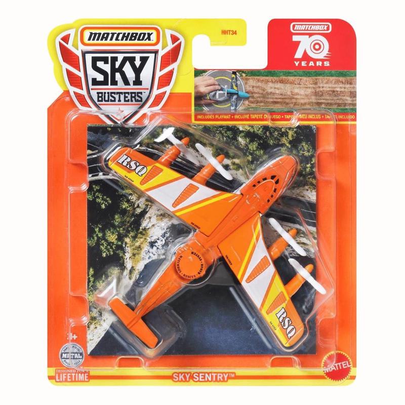 Miniatura Avião Matchbox Sky Sentry Sky Busters HLJ23 - Mattel ...