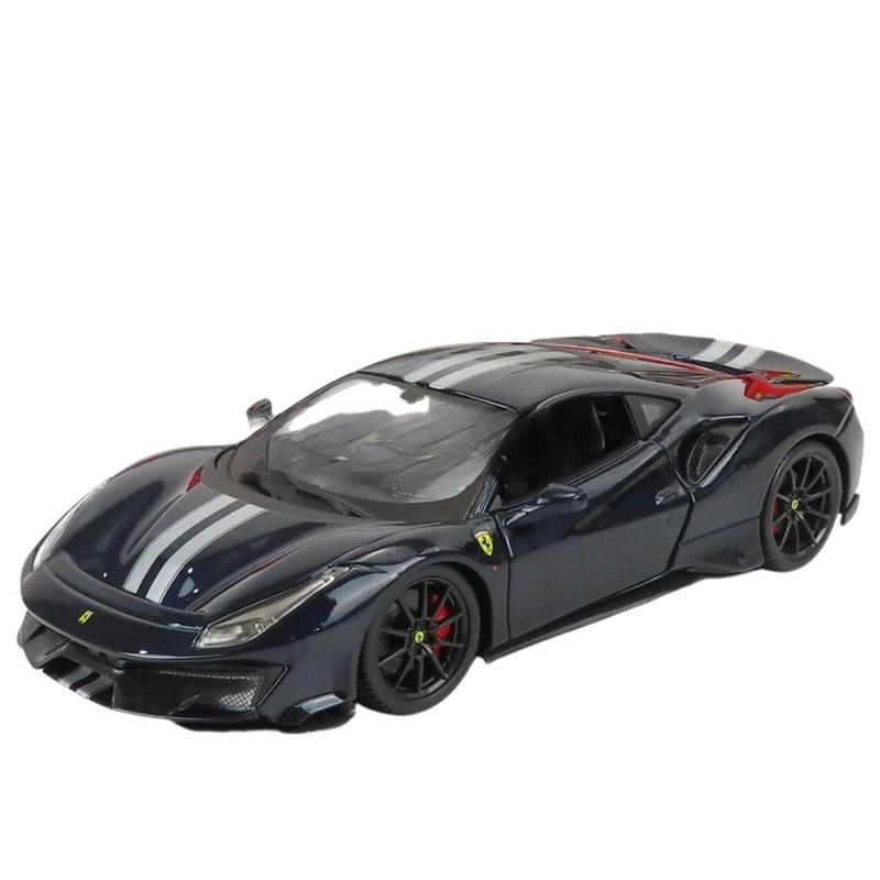 Miniatura Carro Ferrari 488 Pista 1/24 Preto - Bburago - Miniaturas de ...