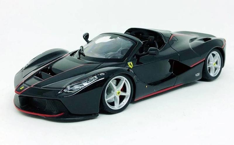 Miniatura Carro Ferrari Laferrari Aperta Preto - 1:24 - Bburago Race ...