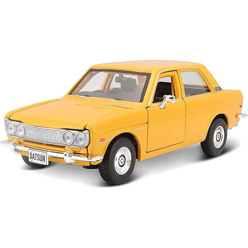 Miniatura Carro Nissan Datsun 510 1971 1/24 Amarelo - Maisto - Miniaturas de Carros - Magazine Luiza