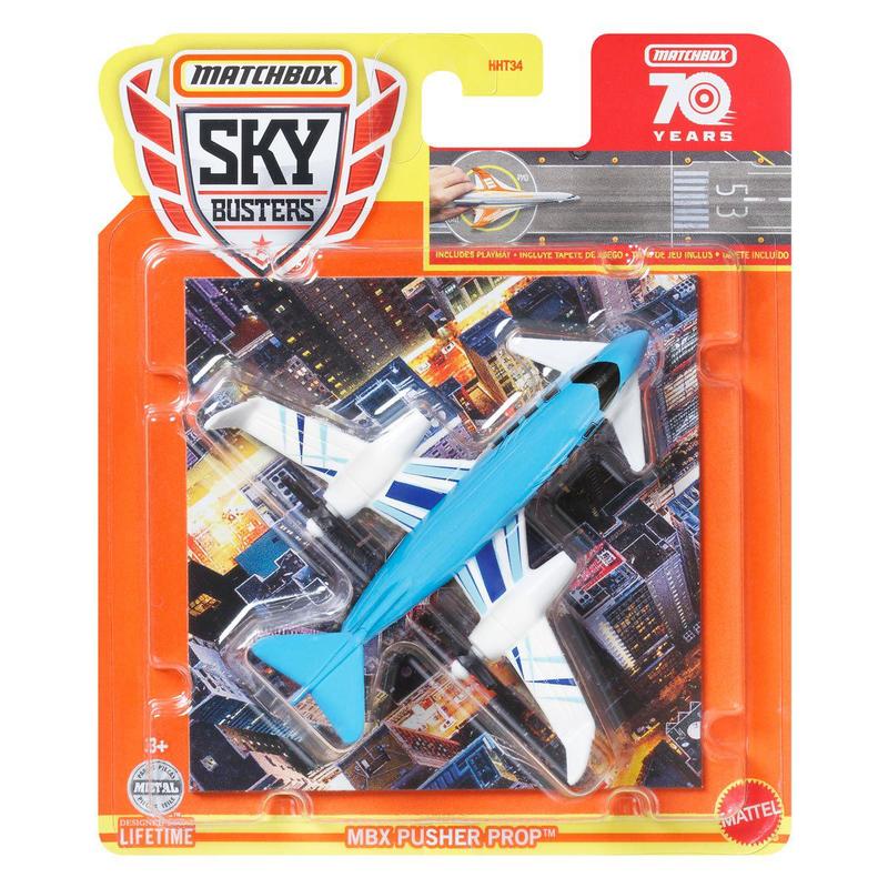 Miniatura em Metal - Avião / Helicóptero Sky Busters - Matchbox ...