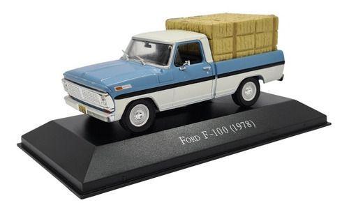 Miniatura Ford F100 1978 Azul Coleção Picapes Metal 1:43 - IXO ...