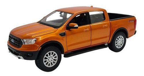 Miniatura Ford Ranger 2019 Metal Laranja Maisto 1:27 - Carrinhos e Cia ...