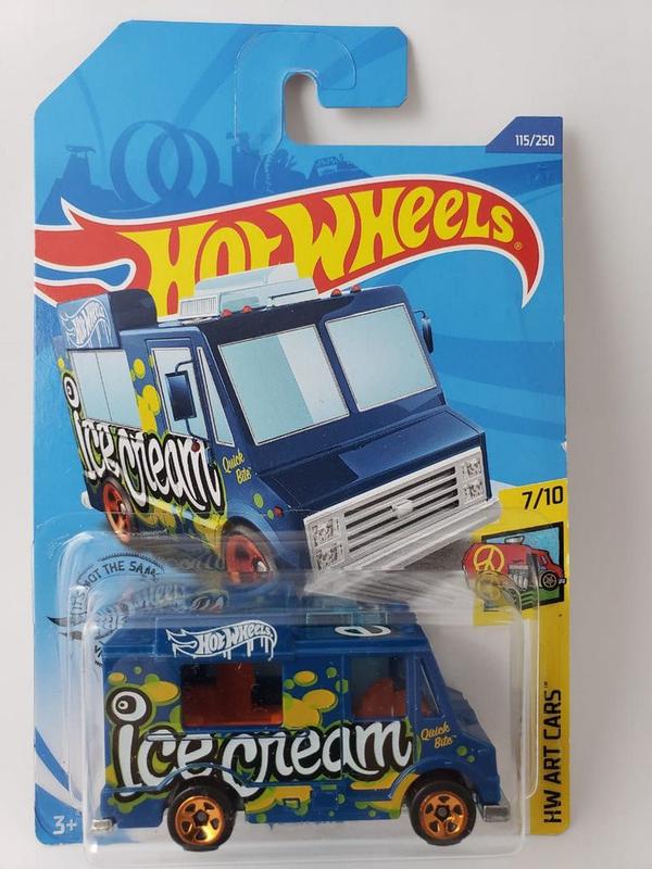 Miniatura Hot Wheels - Quick Bite Ice Cream - HW Art Cars - Carrinhos e ...