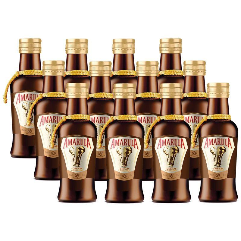 Miniatura Mini Licor Amarula 50ml 12 Unidades - Licor - Magazine Luiza