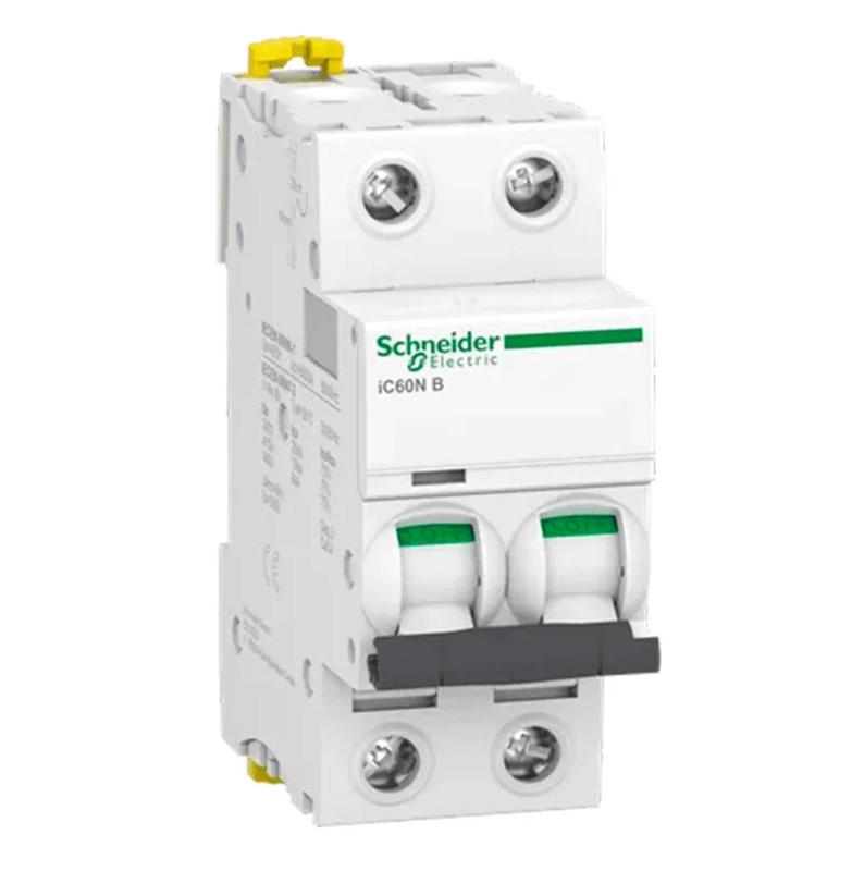 Minidisjuntor bipolar 10a curva c c60n c10 - schneider - Disjuntor DR - Magazine Luiza