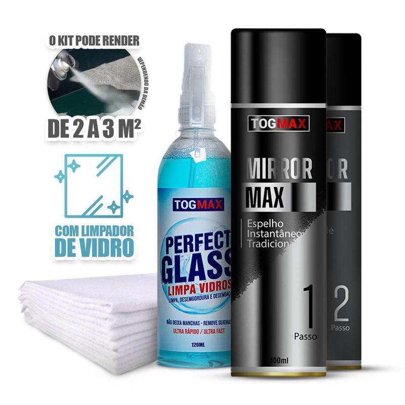 Mirror Max Passo 1 e Passo 2 - Transforme vidros em espelhos - Togmax ...
