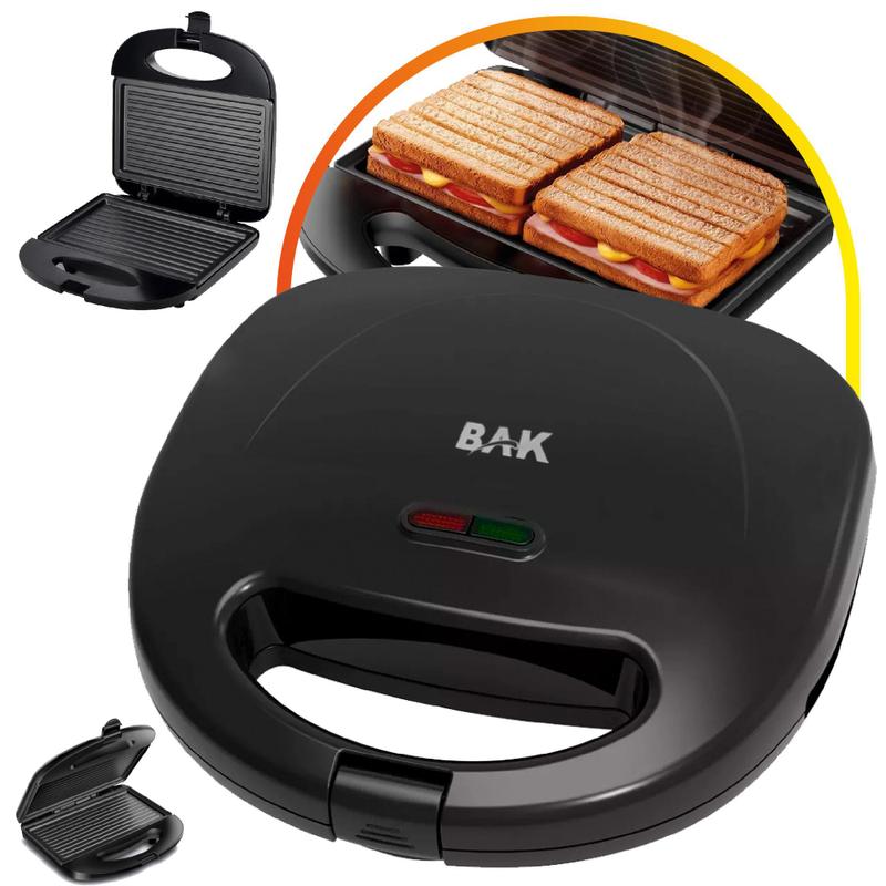 Misteira Sanduicheira Elétrica Bak Grill Prime Inox 750w Portátil ...