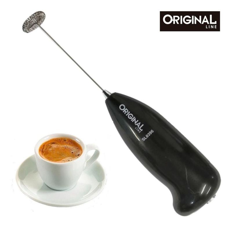 Misturador Automático Mini Mixer Mexedor Shake Leite Espuma Cor Preto ...