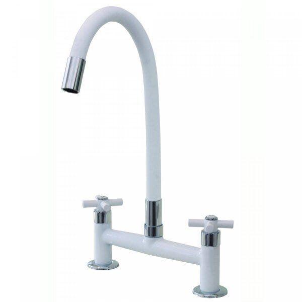 Misturador para Pia de Mesa para Cozinha com Bica Flexível 1/2 C-64 1/4 de Volta Balli Metais ...