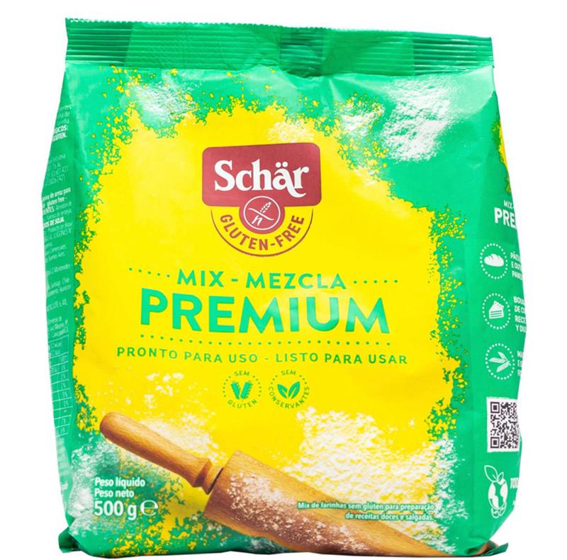 Mix de Farinha Multiuso Sem Glúten Premium 500g Schar - Farinha ...