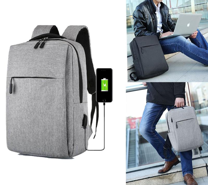 Mochila Bolsa Com Porta USB Tablet Celular Fone Impermeável Ultra ...