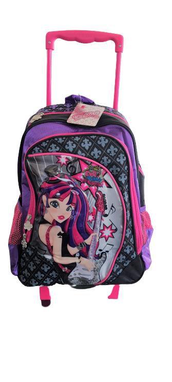 Mochila C/rodinhas infantil Evil Debbie CBDW-2860 - FUSECO - Mochilas ...