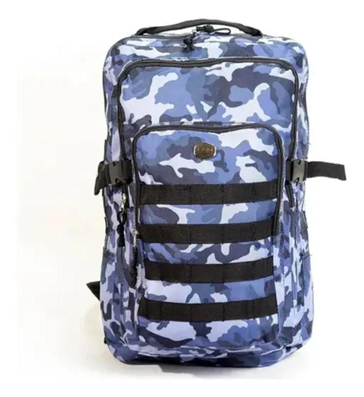 Mochila camuflada azul clio sport backpack cw9413 - Mochilas - Magazine ...