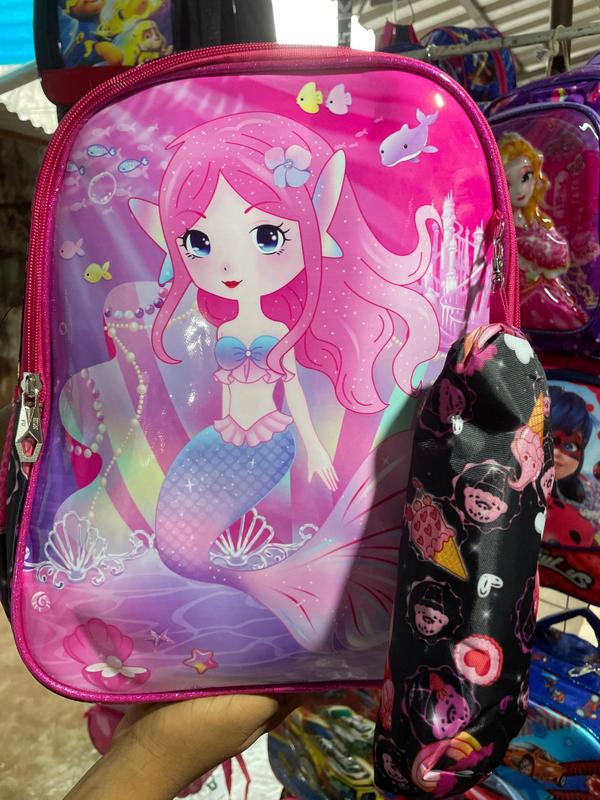 mochila com estojo infantil de seis a oito anos - Honfu - Mochilas ...