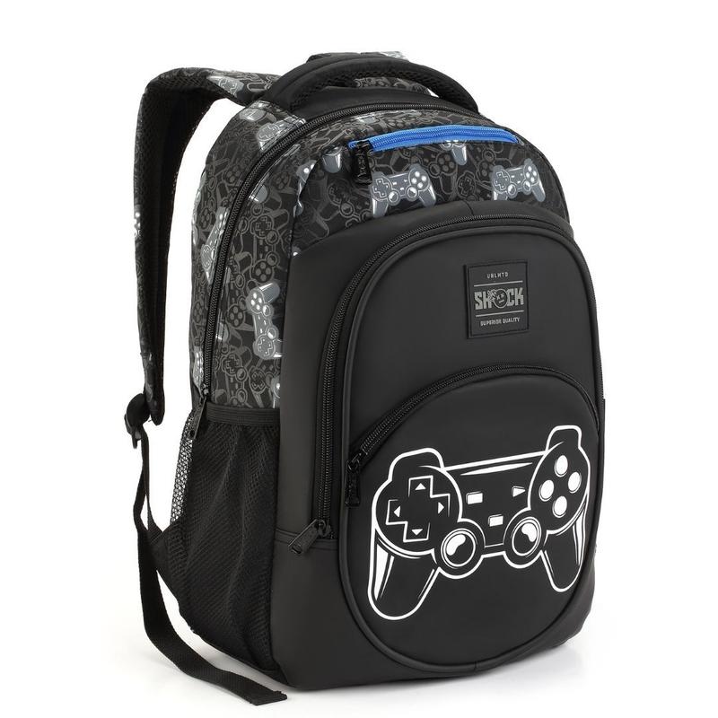 Mochila de Costas Espaçosa Masculina Game Futebol - Seanite - Mochilas ...