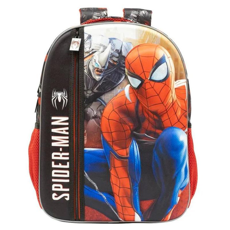 Mochila de Costas Homem Aranha Spider Man 14 3D PRETO - Xeryus ...